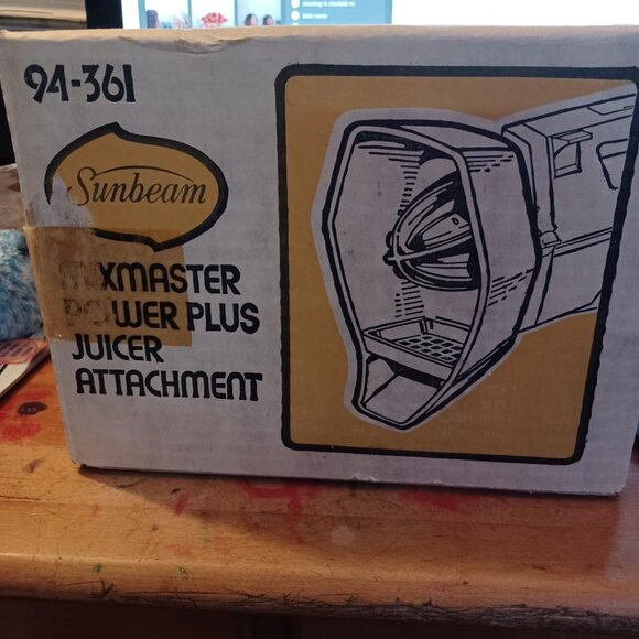 Sunbeam | Kitchen | Vintage Sunbeam Mixmaster Power Plus Juicer ...